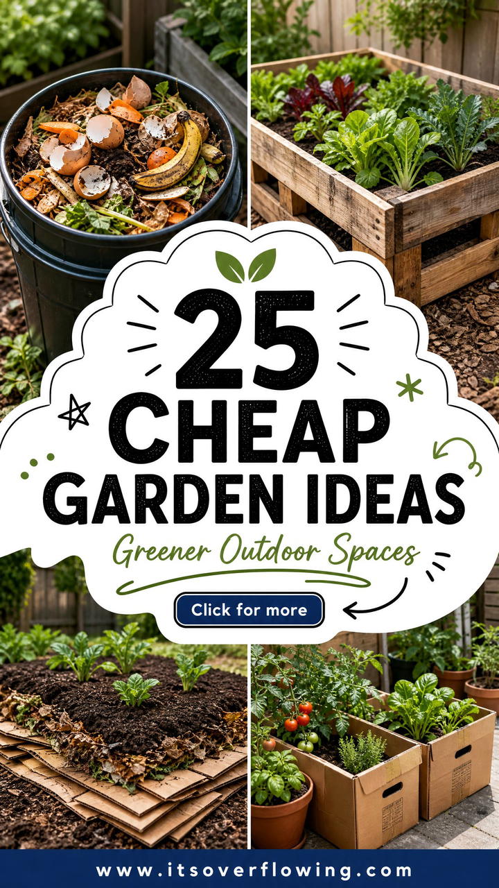 25 Cheap Garden Ideas With Composting for Greener Outdoor Spaces