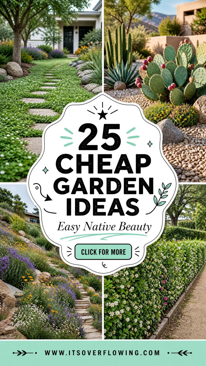 25 Cheap Garden Ideas With Native Plants for Easy Beauty