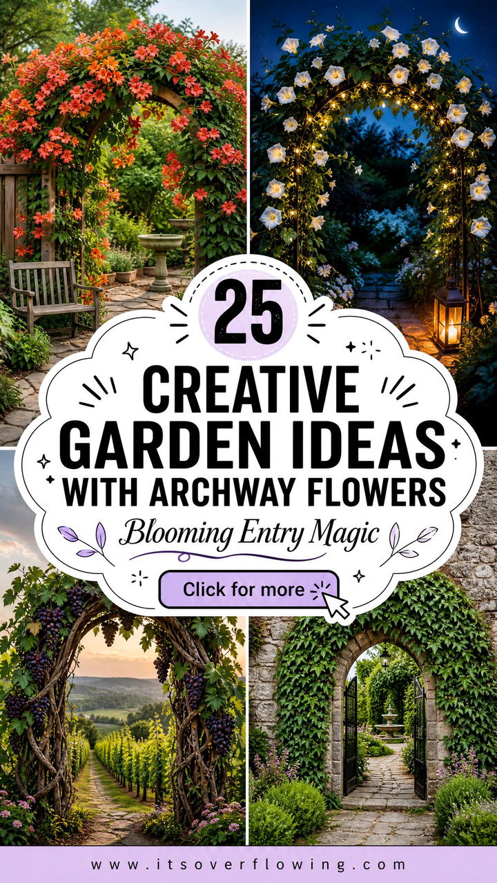 25 Creative Garden Ideas With Archway Flowers