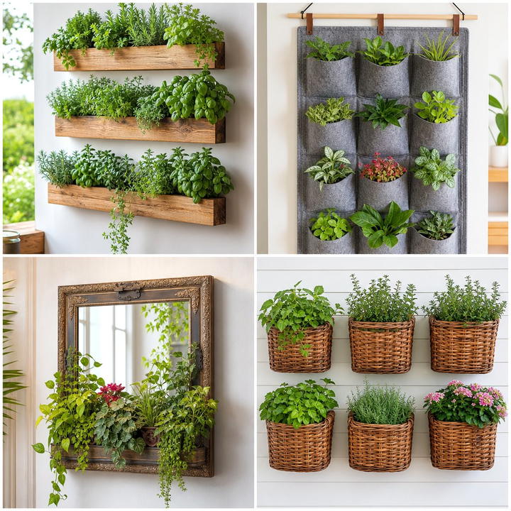 25 Creative Garden Ideas With Wall Mounted Planters to Try