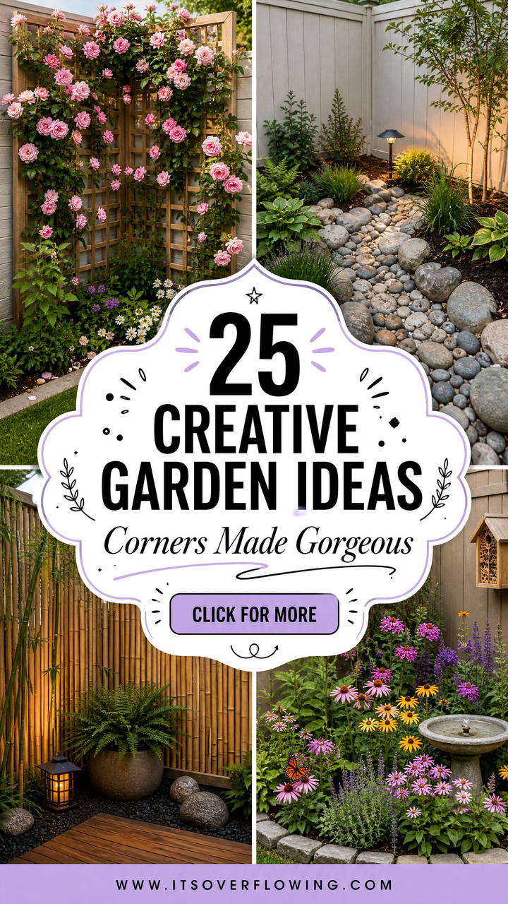 25 Creative Garden Ideas for Corners: Smart Small-Space Tips