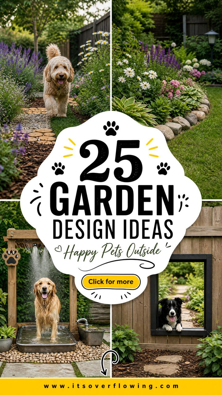 25 Garden Design Ideas for Pet Friendly Yards and Happy Pets