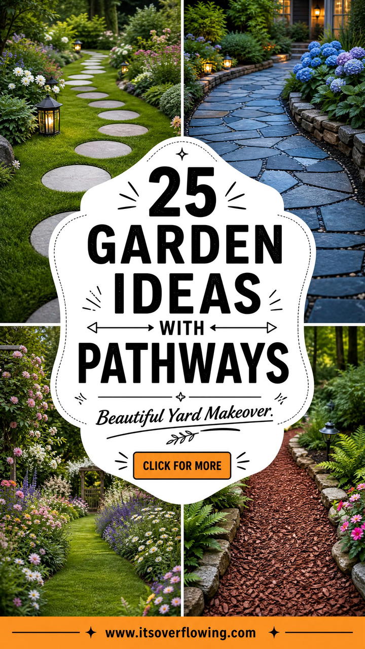 25 Garden Ideas With Pathways for a Beautiful Yard Makeover
