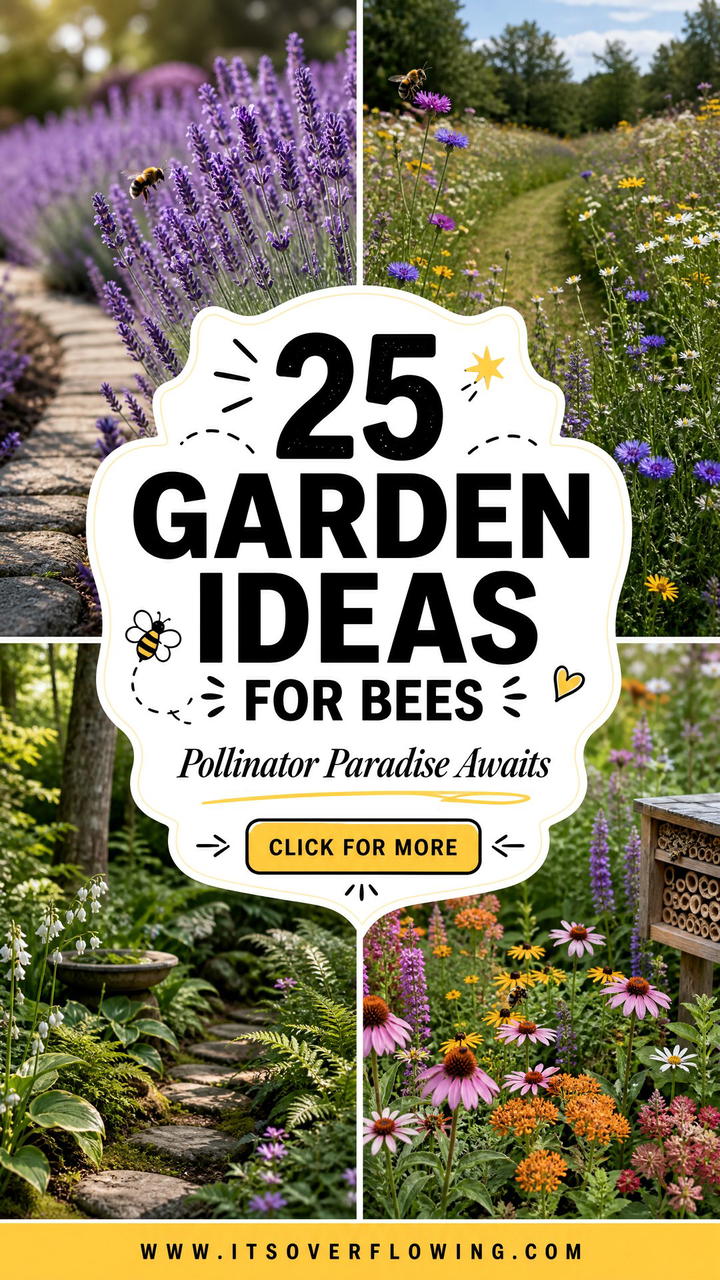 25 Garden Ideas for Bees to Grow a Pollinator Paradise