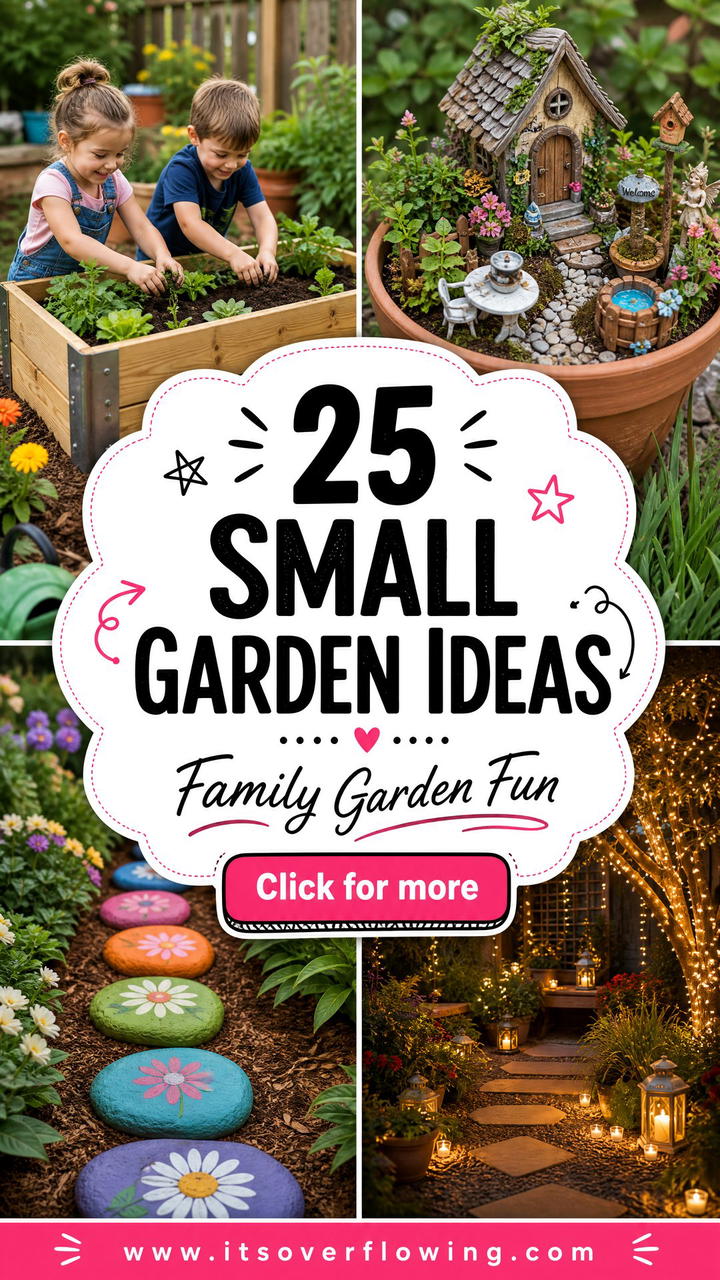 25 Small Garden Ideas With Kids Corner for Family Fun Outdoors