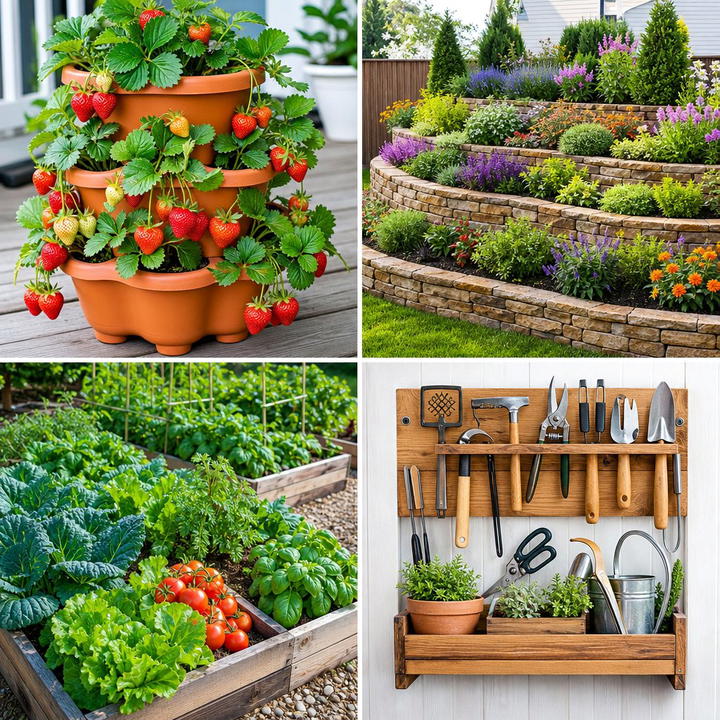 25 creative garden ideas with pallet planters for Rustic Charm