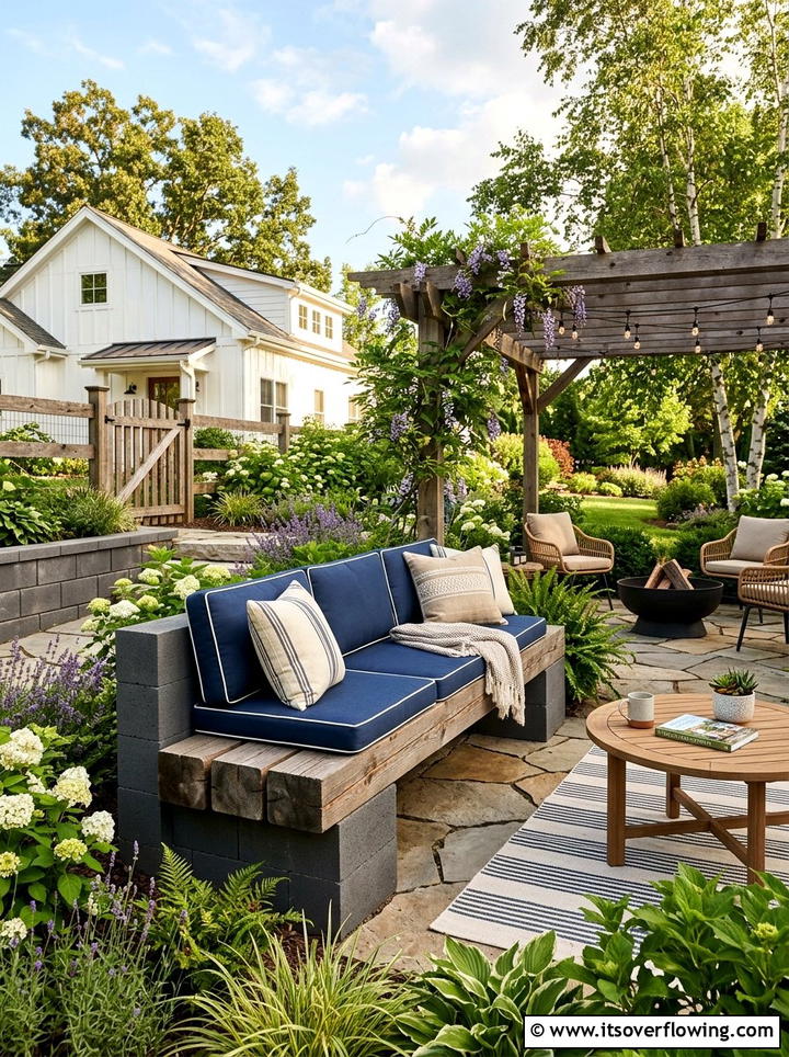 25 Upcycled Garden Ideas With Cinder Blocks for Easy Raised Beds