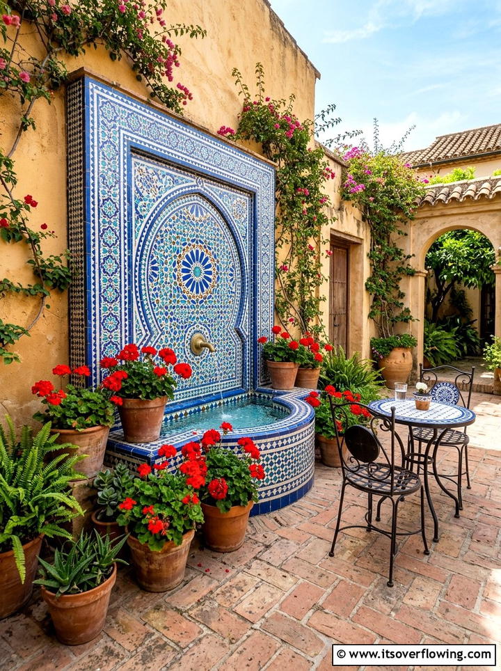 25 Creative Garden Ideas With Fountain Wall